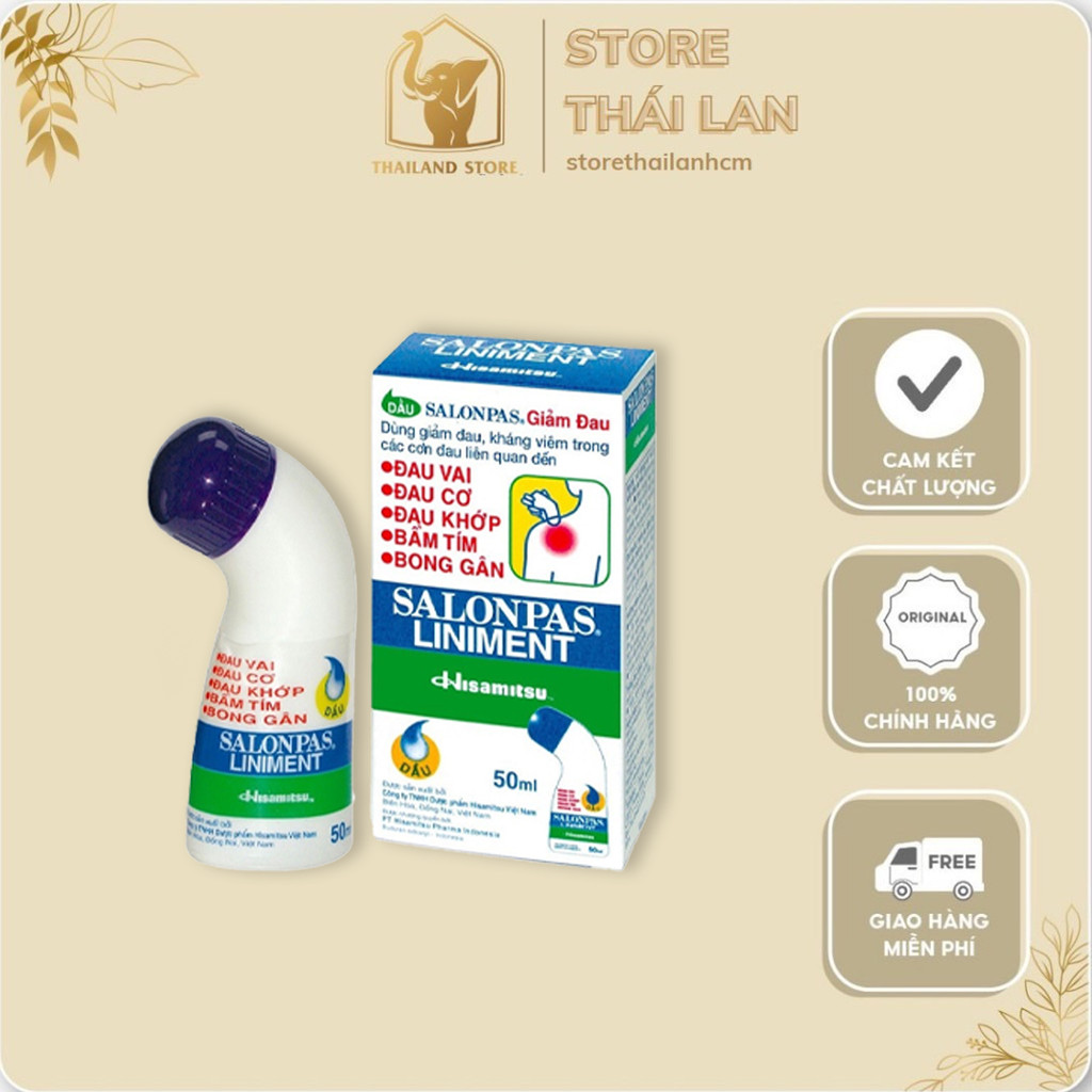 [CHÍNH HÃNG] Dầu Lăn Salonpas Liniment Hisamitsu Xoa Bóp Nhức Mỏi ...