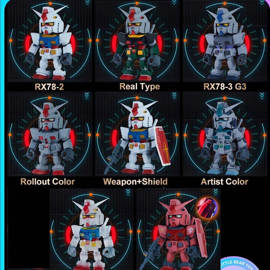Pop Mart Qmsv-mini RX-78-2 Khớp Mgsd Gundam Mô Hình Hành Động Hình Đồ Chơi Búp Bê | Shopee Việt Nam