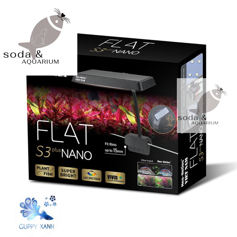 Đèn Led Neo Flat Nano S3 Plus Đỏ Cá Không Đỏ Nước 13W | Shopee Việt Nam