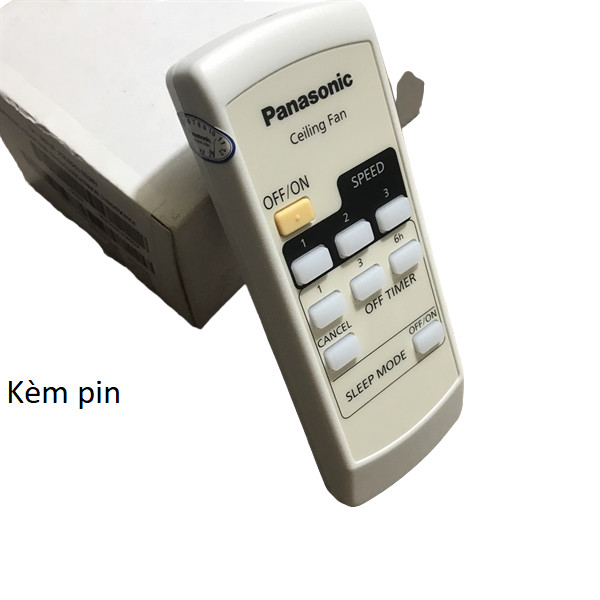 tay điều khiển remote từ xa quạt trần 4 cánh Panasonic- Hàng chính hãng 56MPG1601ZM-kèm pin-tay ...