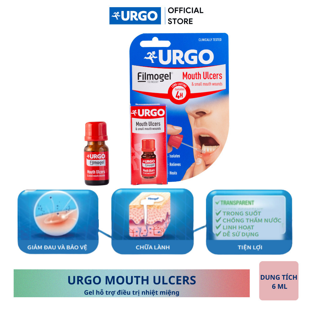 URGO MOUTH ULCERS - CHẤM NHIỆT MIỆNG, LỠ MIỆNG, BẢO VỆ VẾT THƯƠNG ...