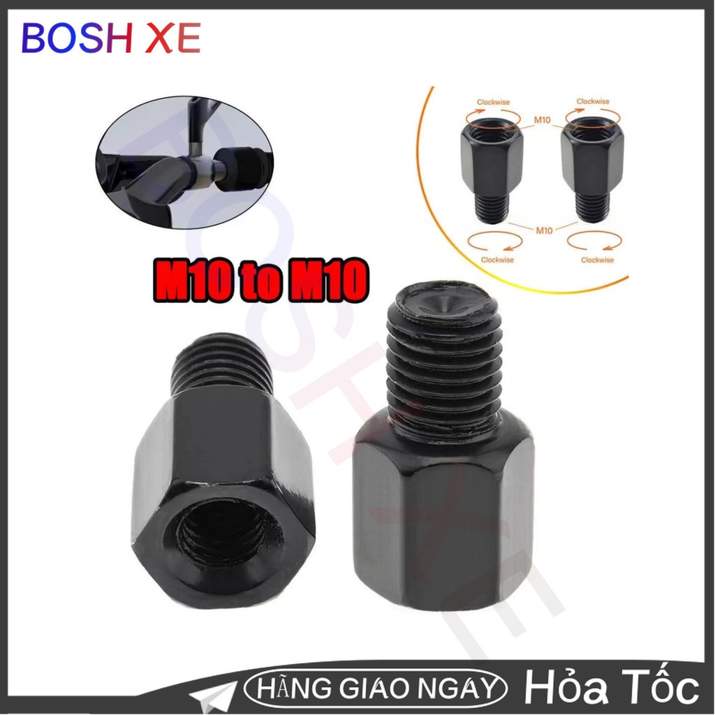 ốc Nâng Kính, ốc Nâng Kính đổi Ren 10 Li , Vít gương chiếu hậu xe máy ...
