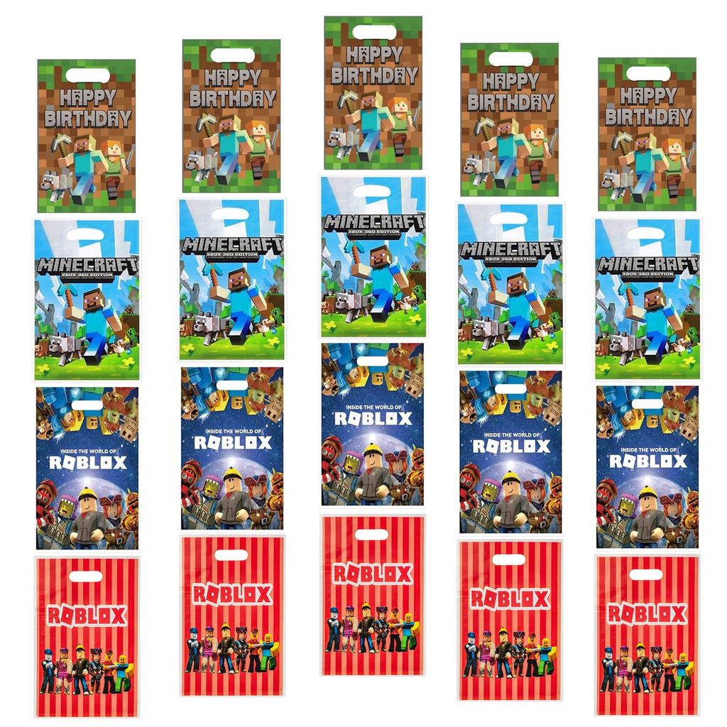 Roblox Minecraft Túi Loot Túi Đồ dùng trang trí tiệc chủ đề | Shopee ...
