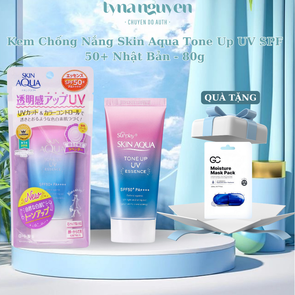 Kem Chống Nắng Skin Aqua Tone Up UV SPF 50+ Nhật Bản - 80g | Shopee Việt Nam