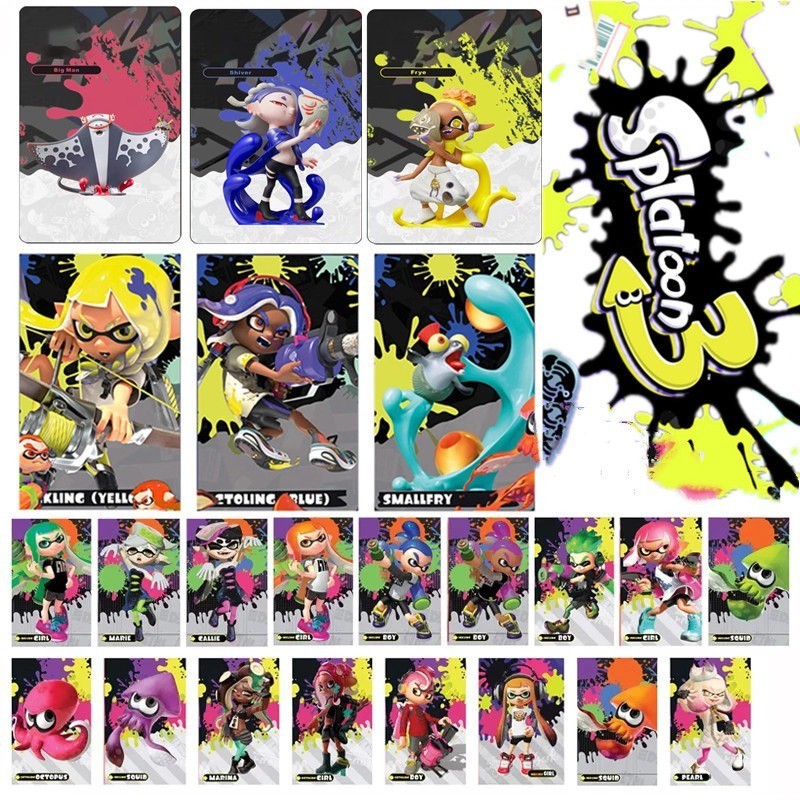 Splatoon 3 2 1 Frye Shiver Nhân vật Big Man Trang phục Đạo cụ Amiibo ...
