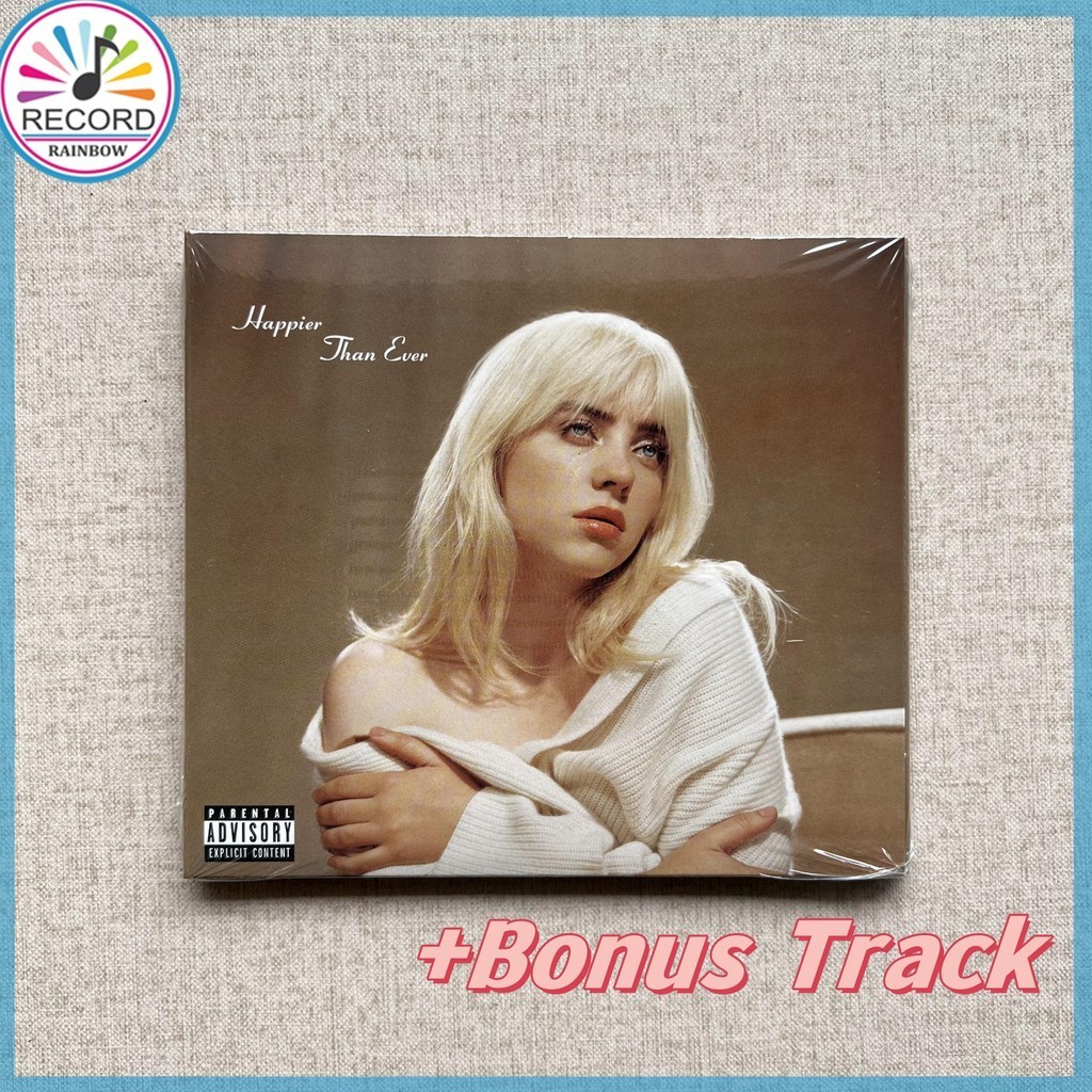 Billie Eilish Happier Than Ever Bonus Track Original Cd Album [sealed