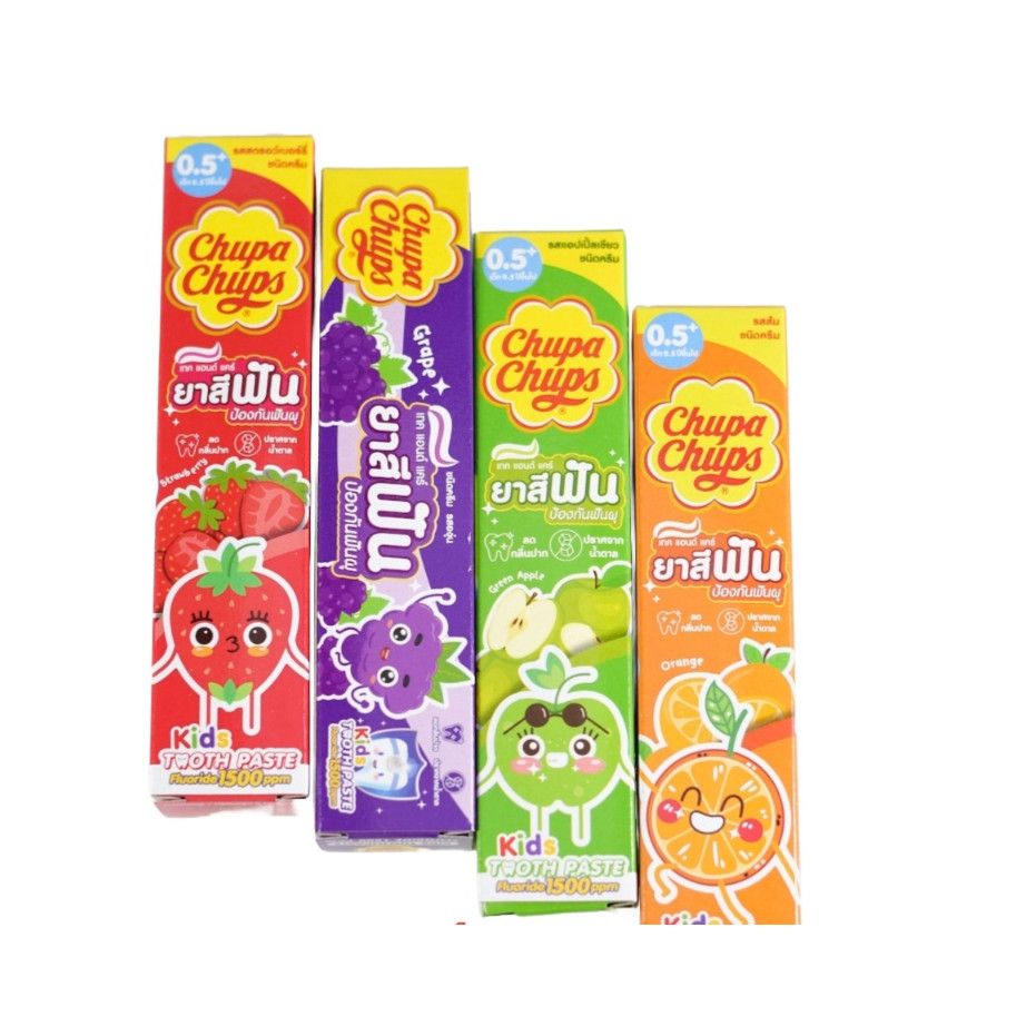 Kem Đánh Răng Trẻ Em CHUPA CHUPS 4 Hương Vị - Thái Lan | Shopee Việt Nam