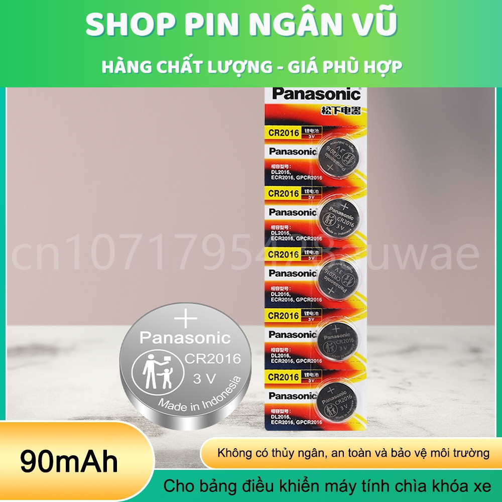 Pin CR2016 Panasonic 3V LITHIUM Hàng Chính Hãng Made in Indonesia ...