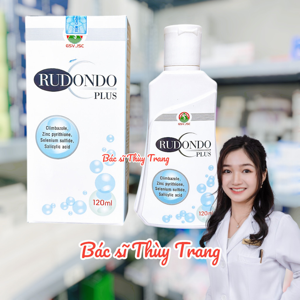 Dầu gội đầu giảm GÀU, NGỨA, NẤM, RỤNG TÓC RUDONDO PLUS 120ml (Mẫu mới ...