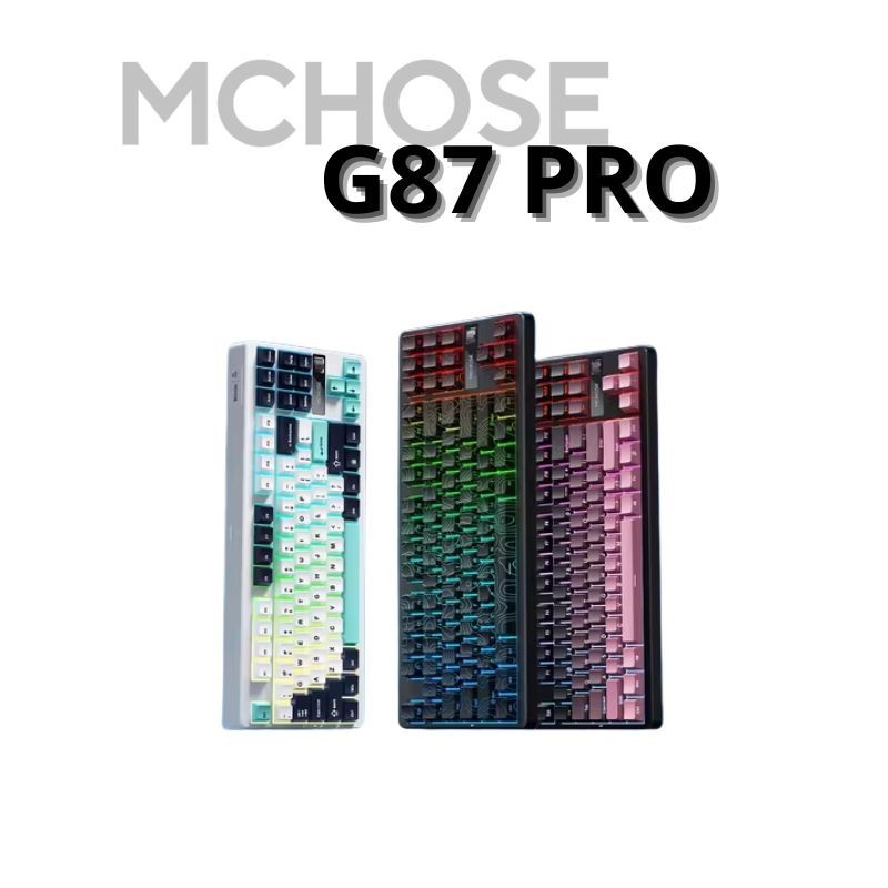Bàn phím cơ không dây MCHOSE G87 - 3 mode kết nối - Led RGB - Layout 87 ...