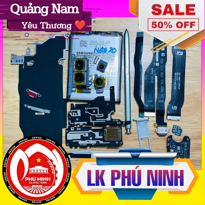 LINH KIỆN Samsung Note 20 5G N981B | Camera trước sau,cáp liền chân sạc ...