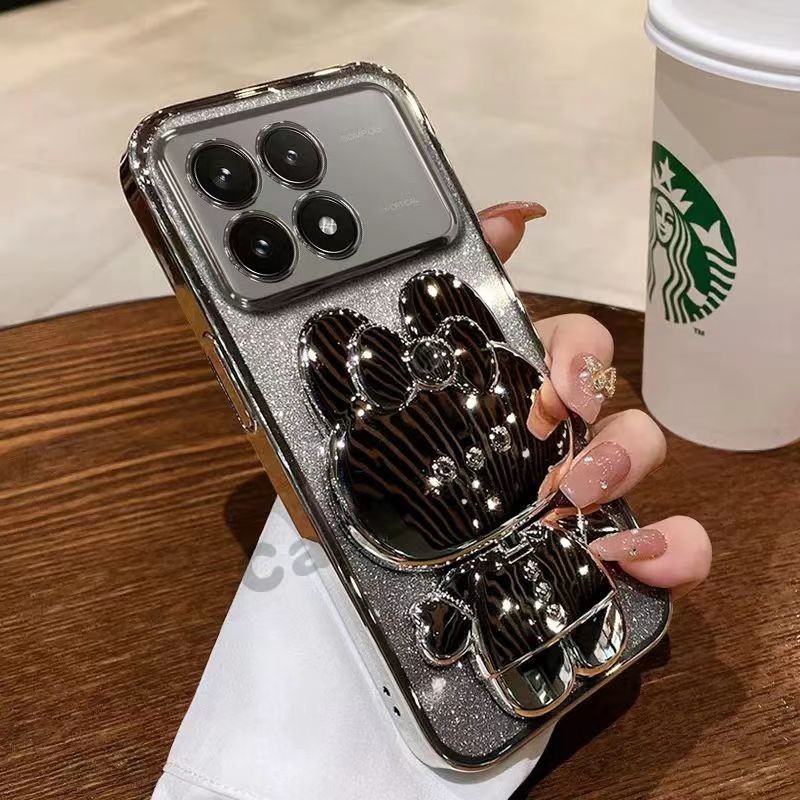 Dành Cho POCO X6 PRO X6 Redmi K70E K70 K70 PRO Vỏ Mềm Có Giá Đỡ Thỏ KT ...