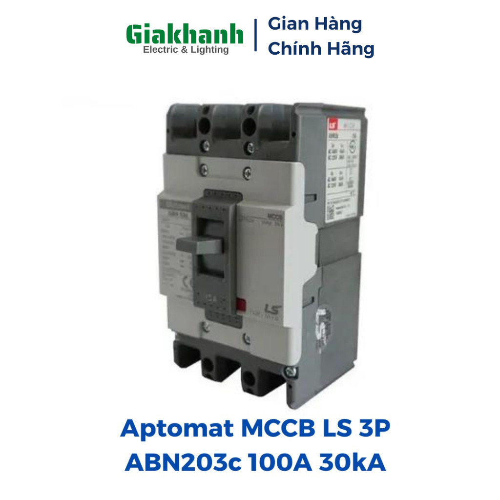 Aptomat MCCB LS 3P ABN203c 100A 30kA | Shopee Việt Nam