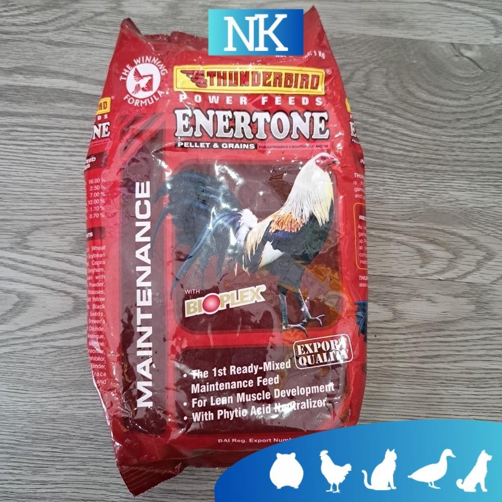 Cám đỏ gà đá kết hợp ngũ cốc Enerton Thunderbird, thức ăn gà giúp tăng ...