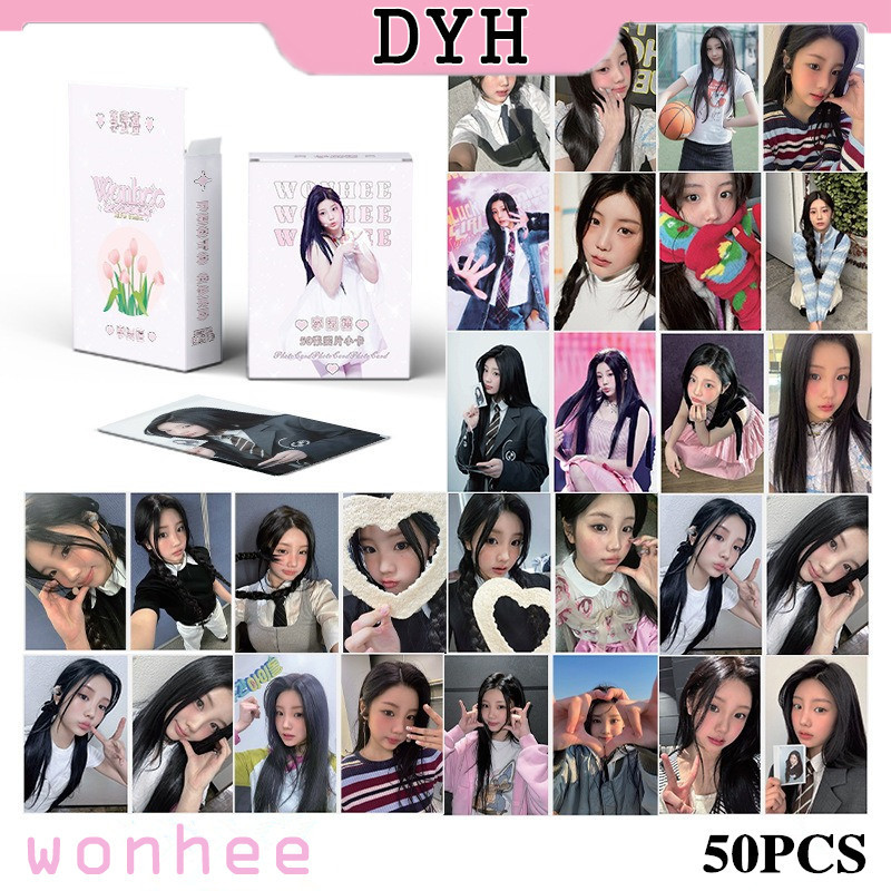 ILLIT Wonhee Laser Card Set 50 Tấm Thẻ Ảnh KPOP LOMO Card Hình Nhóm ...