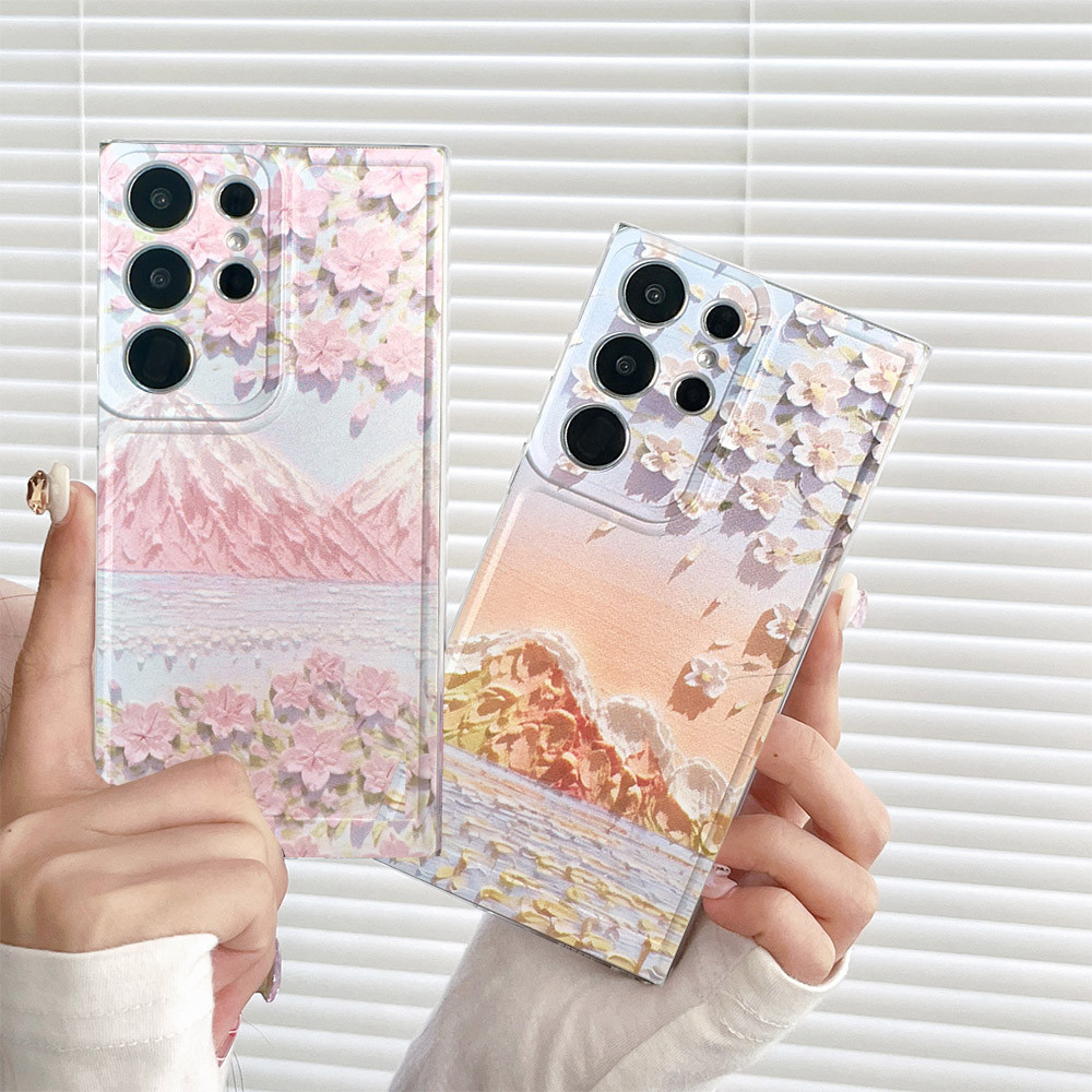 Ốp Tranh Sơn Dầu Cho Samsung S24 FE S23 S21 S20 FE A15 A25 A35 A55 S22 S10 Plus Ultra A14 A24 ...