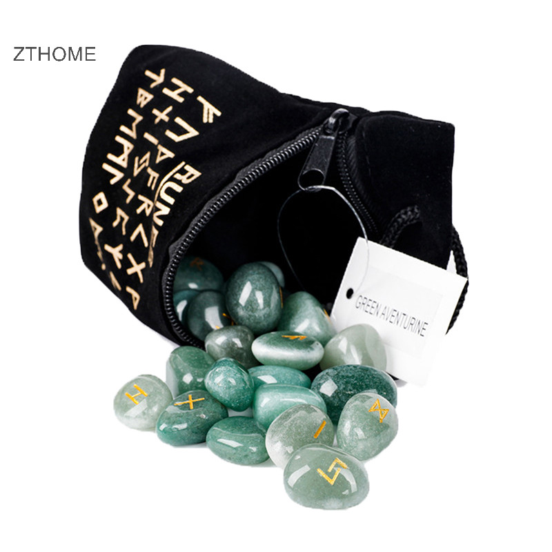 Zthome Rune Stones Rune Stones Rune Có Túi Bảo Quản Witches Runes Set ...