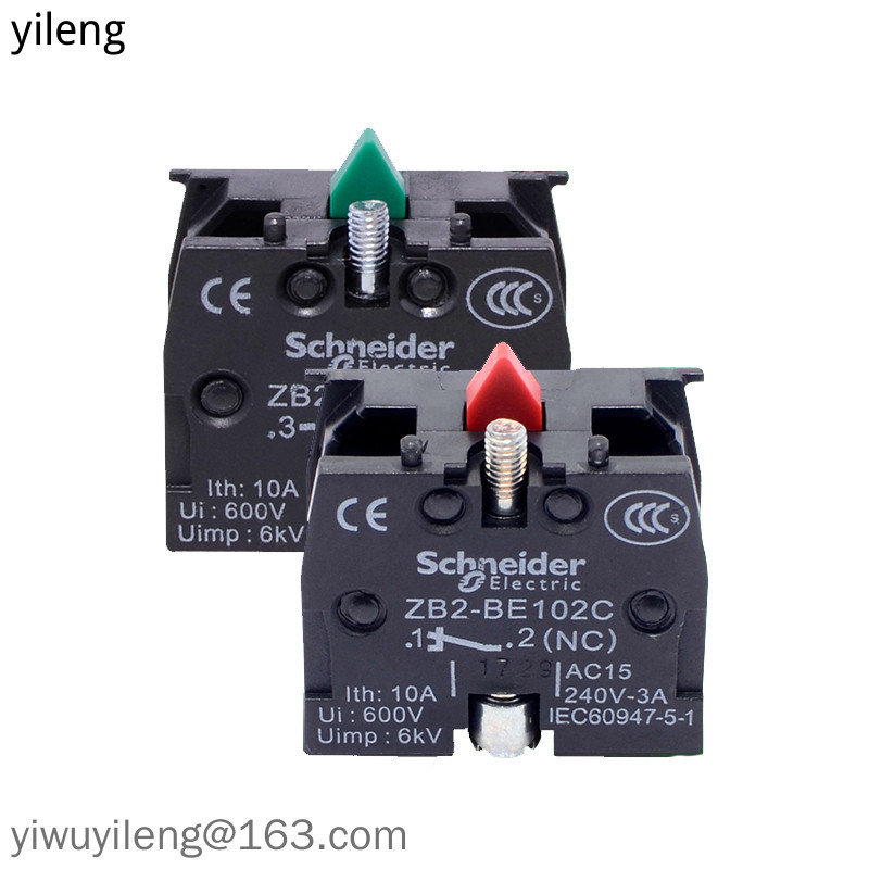 Schneider XB2 Khối tiếp xúc ZB2-BE101C Mở thường KHÔNG ZB2-BE102C NC ...