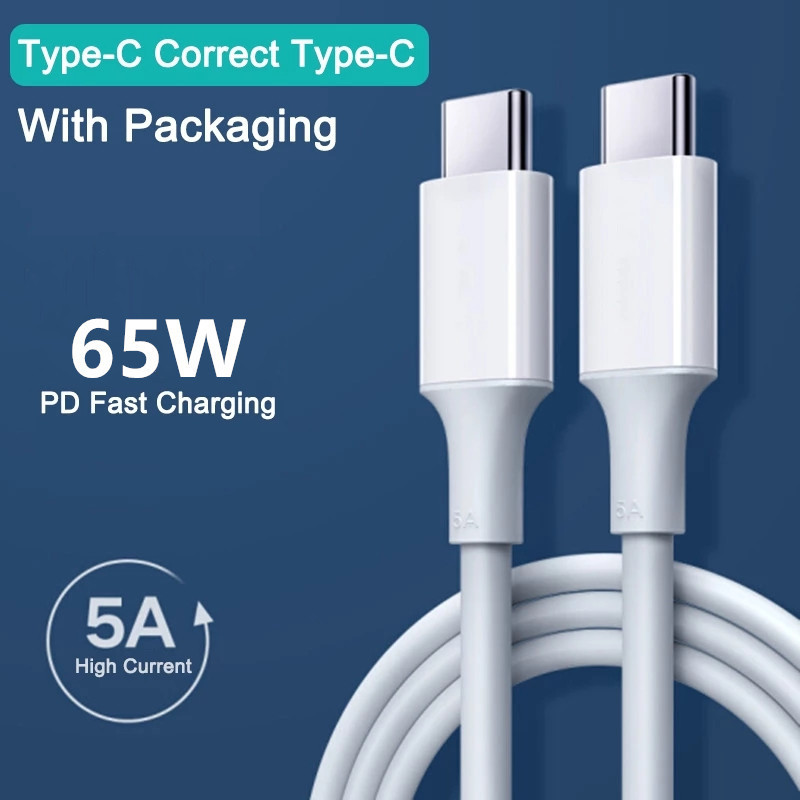 Cáp 5A 1M 60W PD Type C sang Type C USB-C Dây sạc siêu nhanh PD Cáp USB cho Samsung S20 | Shopee ...