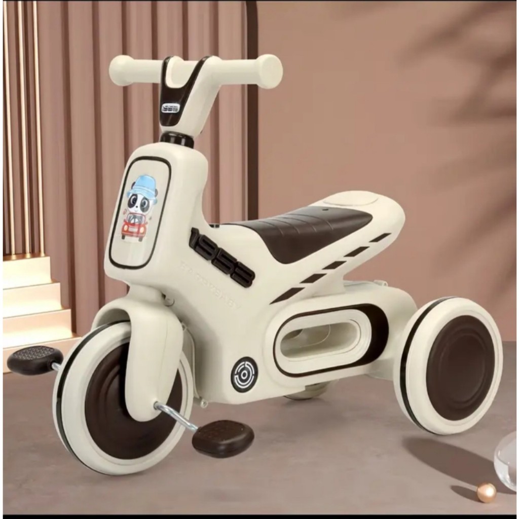 Xe đạp 3 bánh gấu Panda 5188 có nhạc có đèn cho bé | Shopee Việt Nam