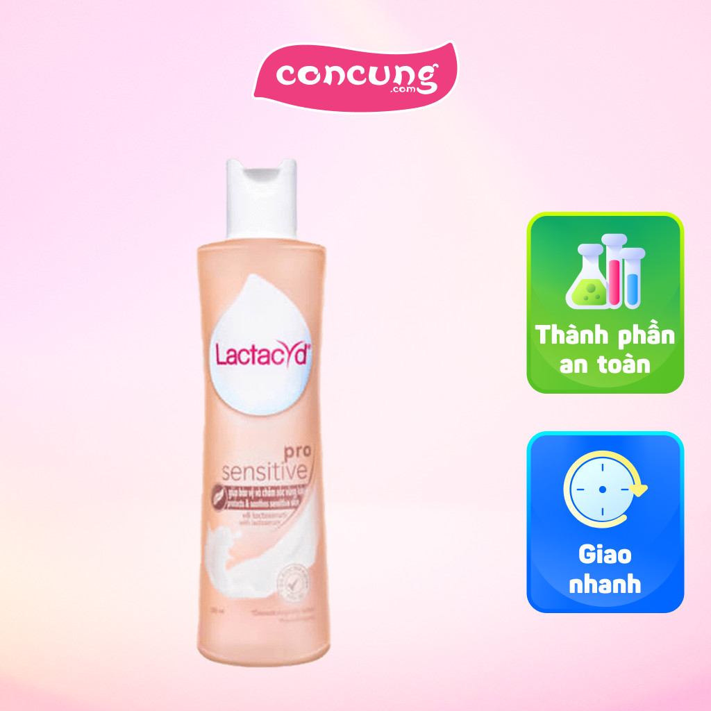 Dung Dịch Vệ Sinh Phụ Nữ Lactacyd PRO SENSITIVE dịu nhẹ 250ml | Shopee ...