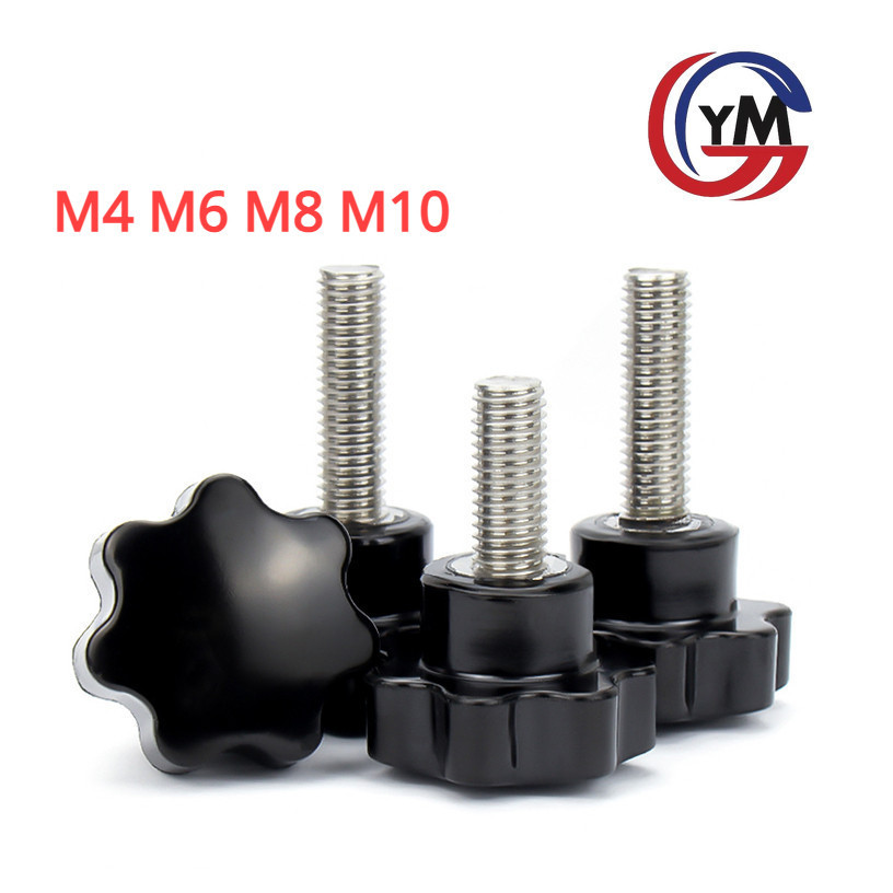 [Yhm1] Núm vặn tay bông mai nhựa ren M4 M5 M6 M8 M10 bằng thép | Shopee ...