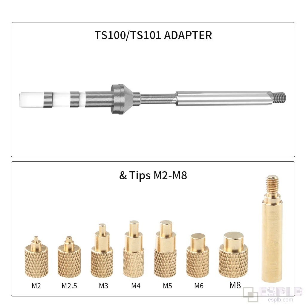 Ts100 TS101 Adapter & Đầu M2-M8 Lắp Nhiệt Đai Ốc Đầu Sắt Kim Loại Nóng ...