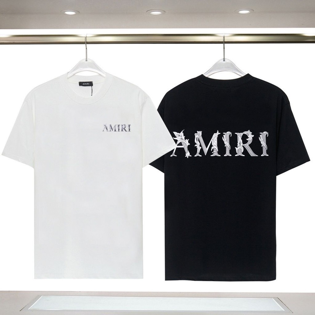 Amiri Mùa Hè Mỹ Phong Cách Mới Cổ Tròn Chữ Thường Ngày Cotton Nguyên ...