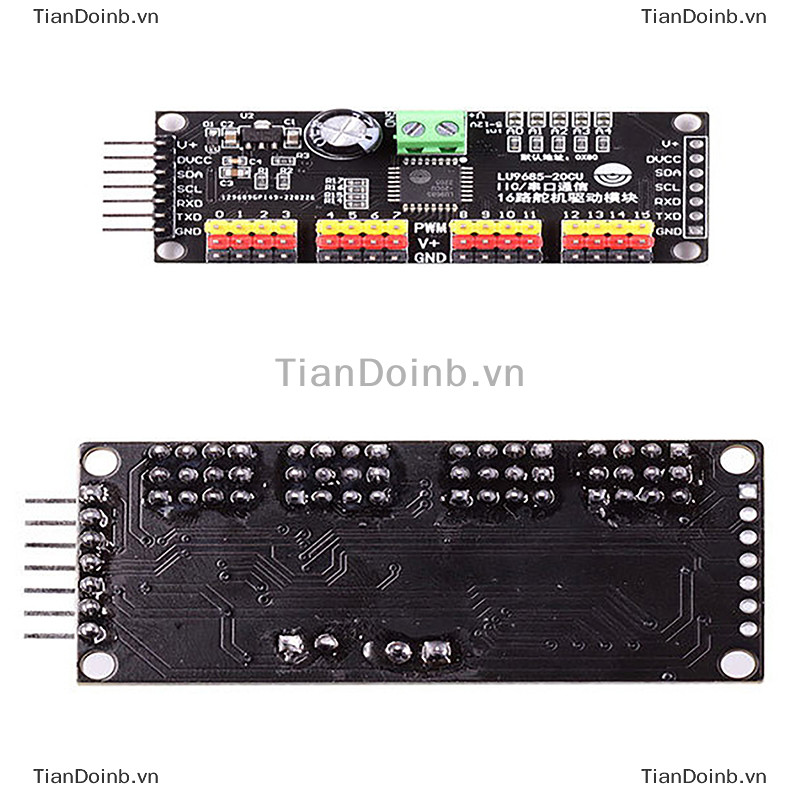 Tianye PCA9685 Module Cho Raspberry Pi LU9685 16 Kênh 12-Bit Bộ Điều ...