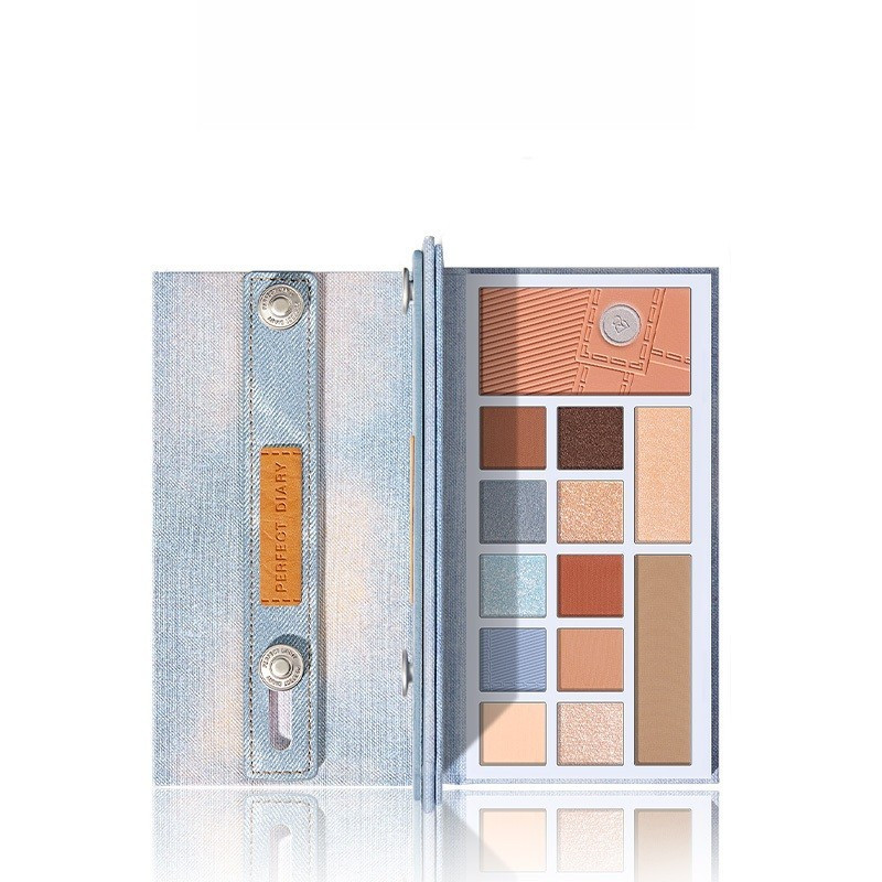 Bảng phấn mắt PERFECT DIARY tổng hợp đa năng tiện dụng màu denim 16g ...