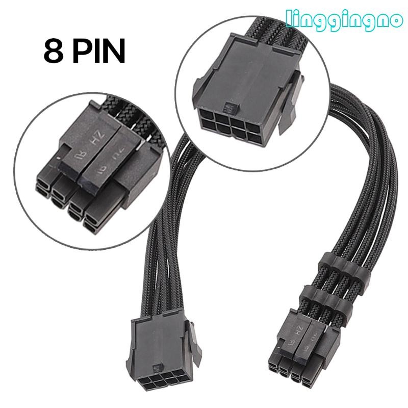 Rr CPU 8Pin đến 8Pin 4 + 4pin Cáp mô-đun CPU 8Pins Dây cấp nguồn 18AWG ...