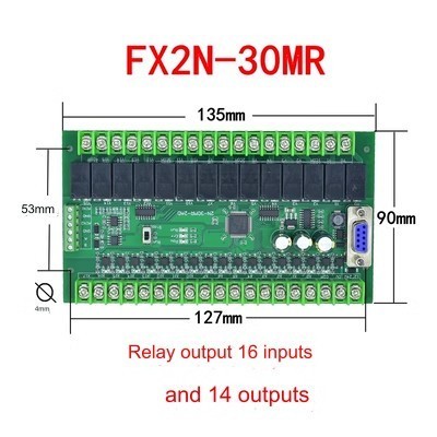 Bo Lập trình PLC JX2N FX2N 10MR 14MR 20MR 24MR 30MR 10MT 14MT 20MT 24MT ...