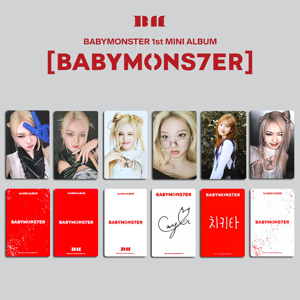 Album BABYMONSTER của Kpop Idol BABYMONS7ER Photocards Ahyeon Card ...