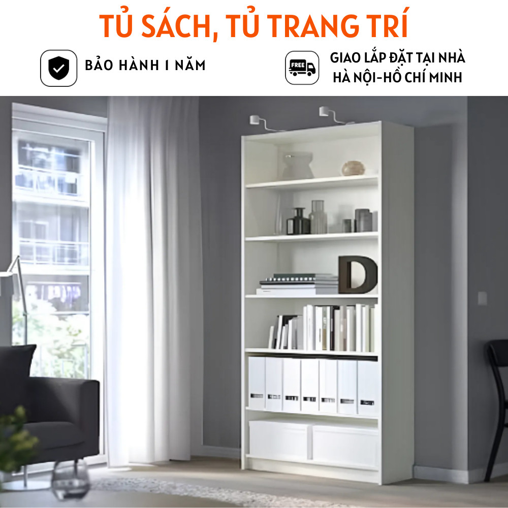 Kệ Sách 6 Tầng Thiết Kế Tối Ưu Decor Phòng Khách, Phòng Làm Việc- HH302 ...