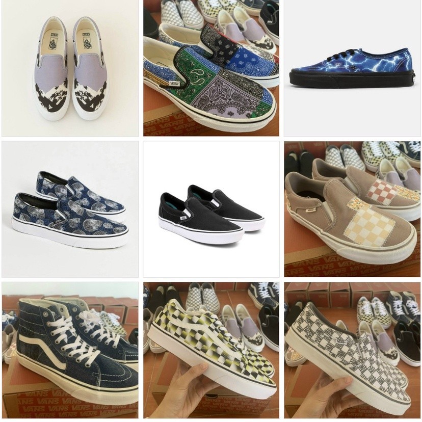Giày Vans chính hãng ( Old Skool Authentic Slip On vault Checkerboard ...