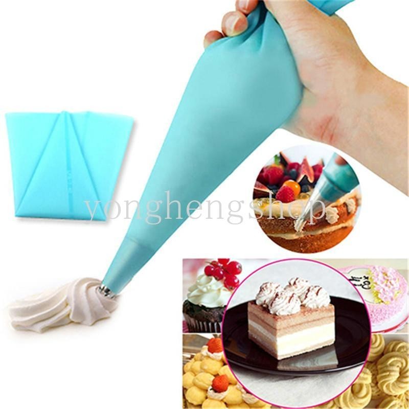 Silicone Icing Piping Túi Món Tráng Miệng Bánh Trang Trí Dụng Cụ Có Thể ...
