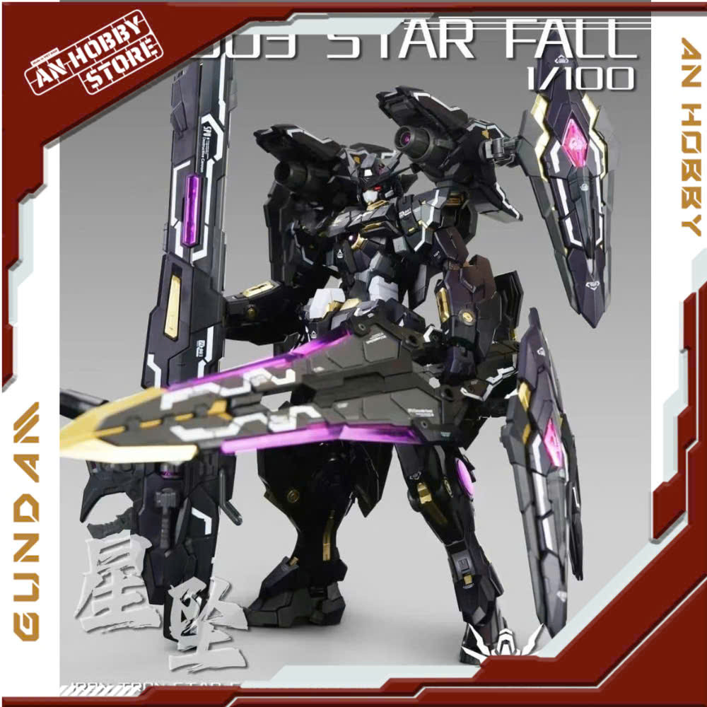 [HÀNG SẴN] MÔ HÌNH LẮP RÁP MG 1/100 TC-003 STAR FALL IRON TOYS (Khung kim loại + LED từ tính ...