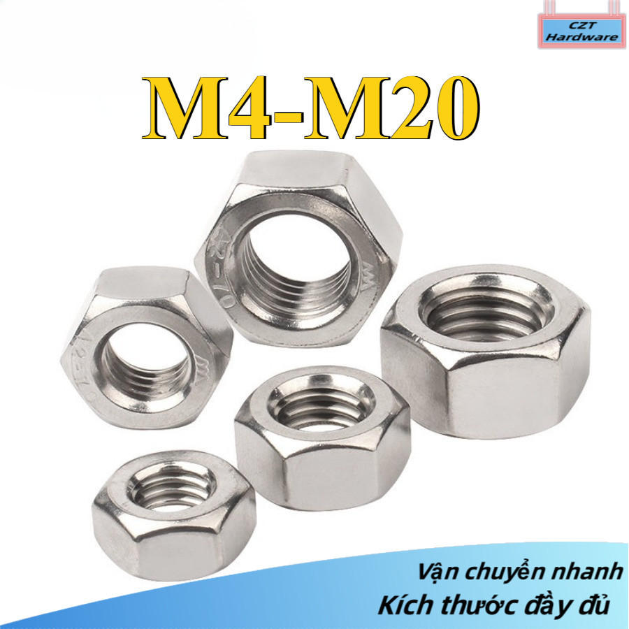Đai Ốc（Chủ đề ngược）, Tán Dẹp, Tán Ecu Inox 304 Dùng Cho Bulong Loại ...