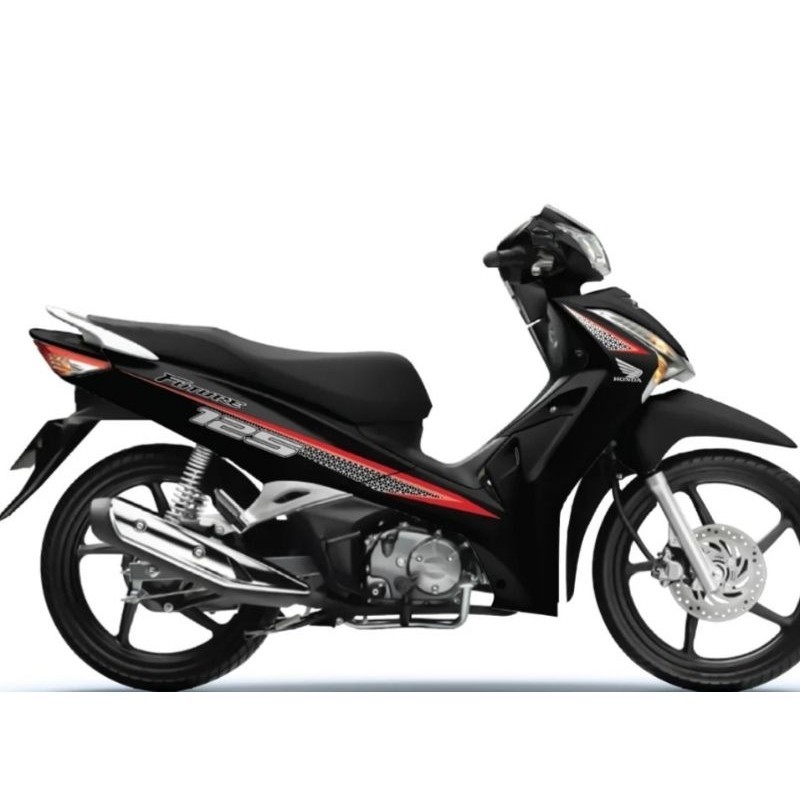 Tem dán xe Future led 125 - Wave led 125 . Mẫu tem đỏ đen 3 lớp bóng ...