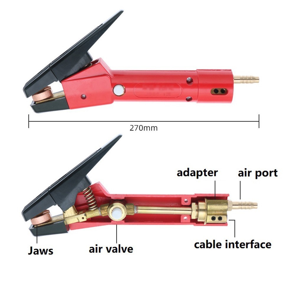 [Theam] -Đèn bầu Carbon Air Carbon Arc Gouging Rods Kẹp giữ điện cực 4 ...