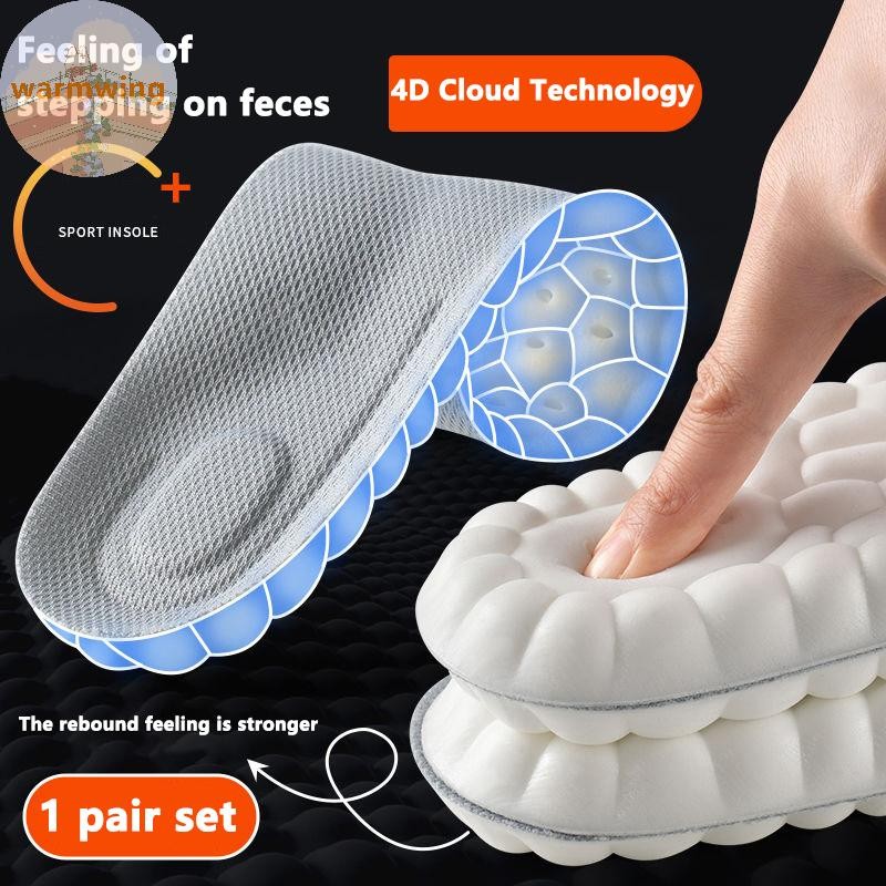 Warmwing Độ Đàn Hồi Cao Su Thể Thao Đế Lót Giày Mềm Hỗ Trợ Vòm Đế Chỉnh Hình Thoáng Khí Khử Mùi ...