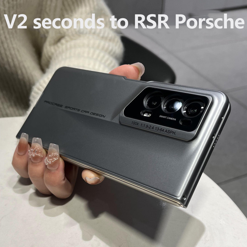 Ốp Lưng Điện Thoại Honor Magic V2 RSR Porsche Design V2 VS2 PC Cứng Matte Frost Bảo Vệ Ống Kính ...