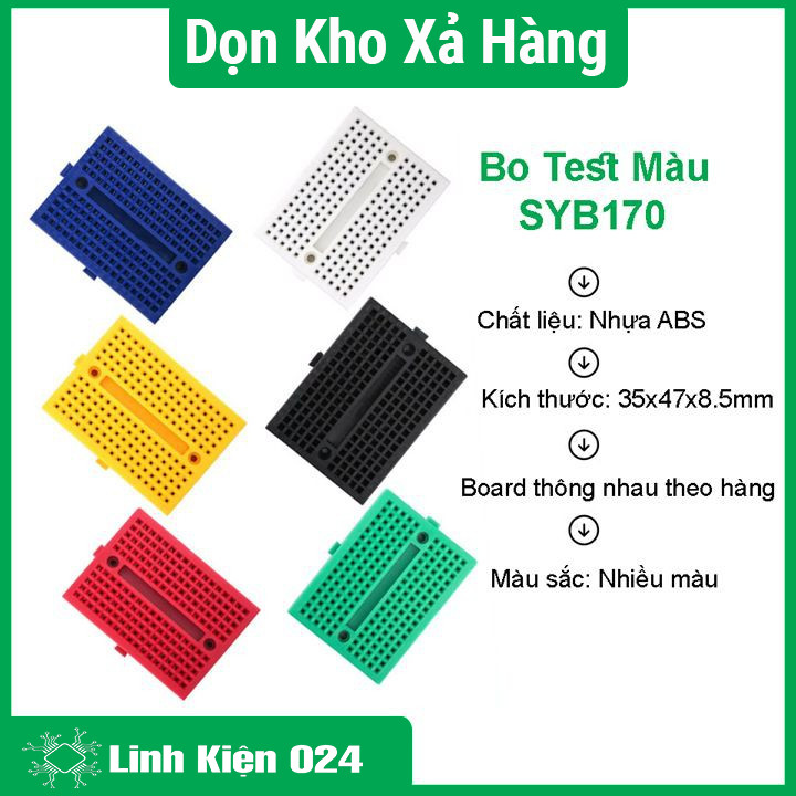 Bo mạch test SYB170 màu đa dạng tùy chọn | Shopee Việt Nam
