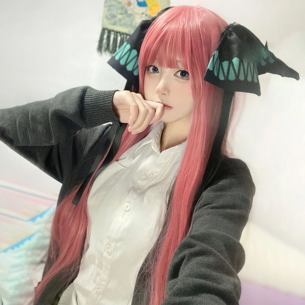 Jecarden Anime Nakano Nino Cosplay Bé Gái Tinh Hoa Quintuplets Tóc Giả ...