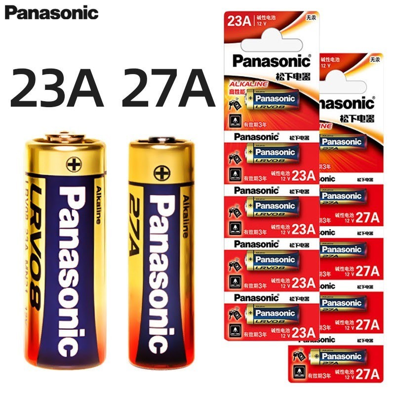 [Dạng vỉ] Pin 23A, Pin 27A Panasonic 12V Dùng Cho Remote Xe, Cửa Cuốn ...