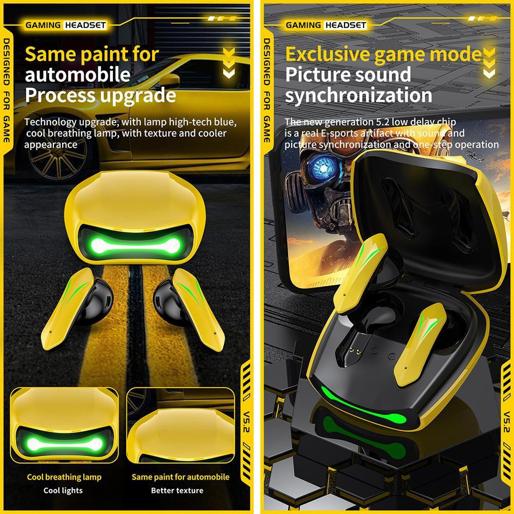 Tai nghe BluetoothTWS Mới nhất Bumblebee Gaming Tai nghe không dây có ...