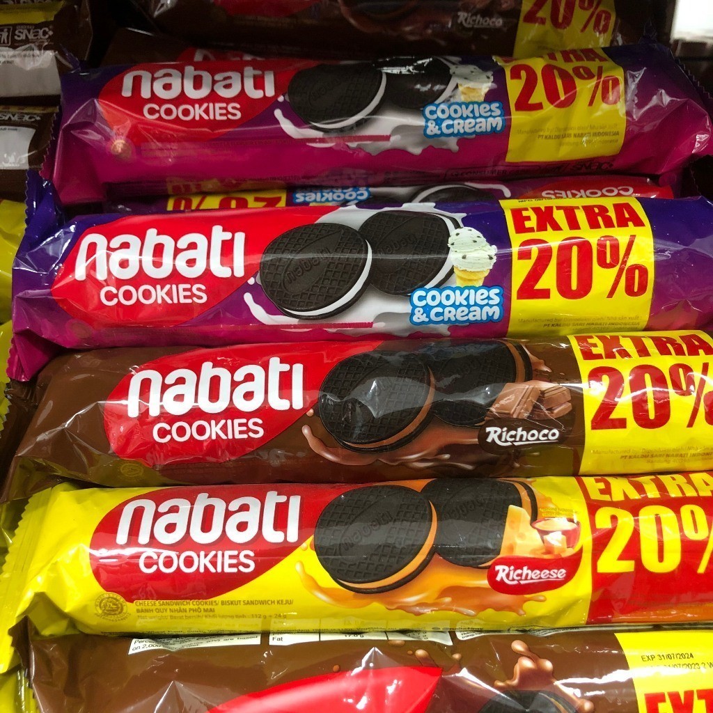 Bánh Thỏi Nabati Cookies&Cream 112g +24 g Shop Lan Chi | Shopee Việt Nam