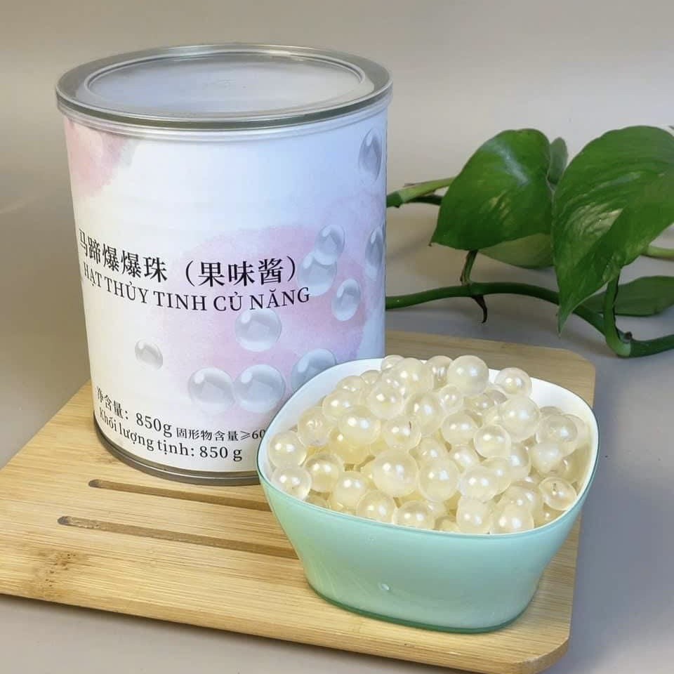 Hạt Thủy Tinh (hạt nổ củ năng, hạt nổ lúa mạch) Shangqiu Hui Leng 850g ...
