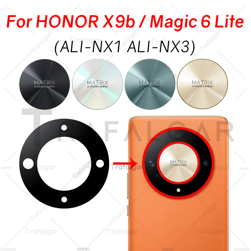 Ống kính kính kính Camera sau cho Honor X9b Magic6 Lite Magic 6 Lite 5G ...