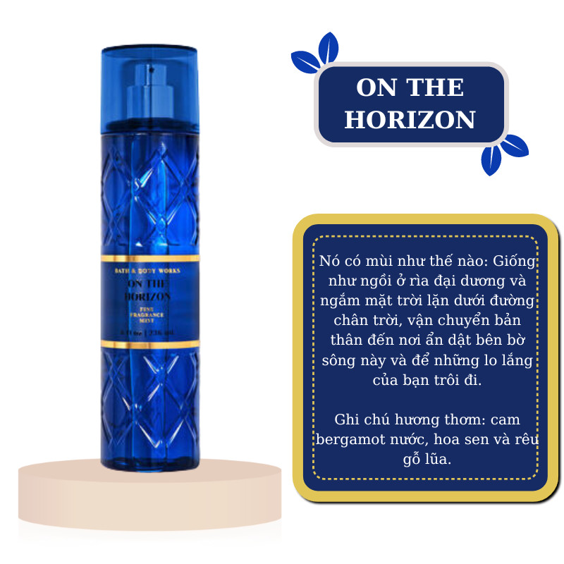 TESTER ON THE HORIZON XỊT THƠM BODY MIST USA | Shopee Việt Nam